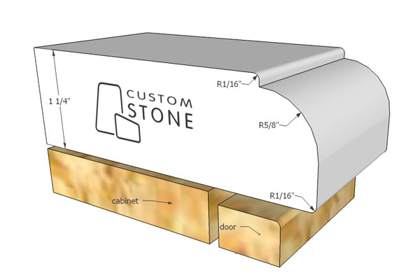 1 - 1/4″ DuPont - Custom Stone